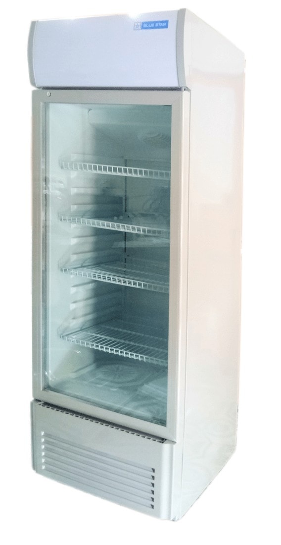 Blue Star 300 Litre Visi Cooler VC325D Single Door (White) - Chilling Mart