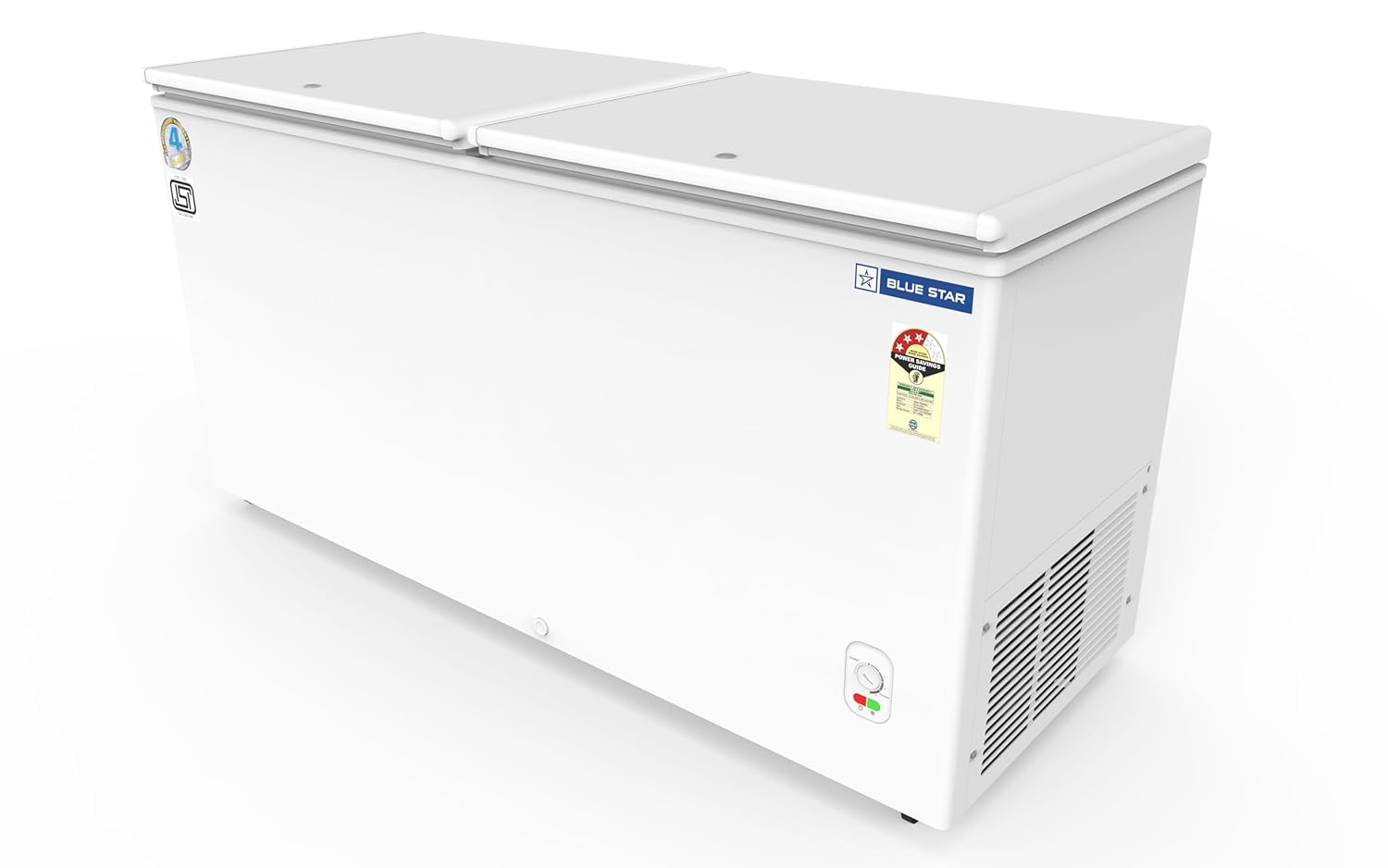 Blue Star 484 Litre Deep Freezer CF3-500MEW (3 Star, White) - Chilling Mart