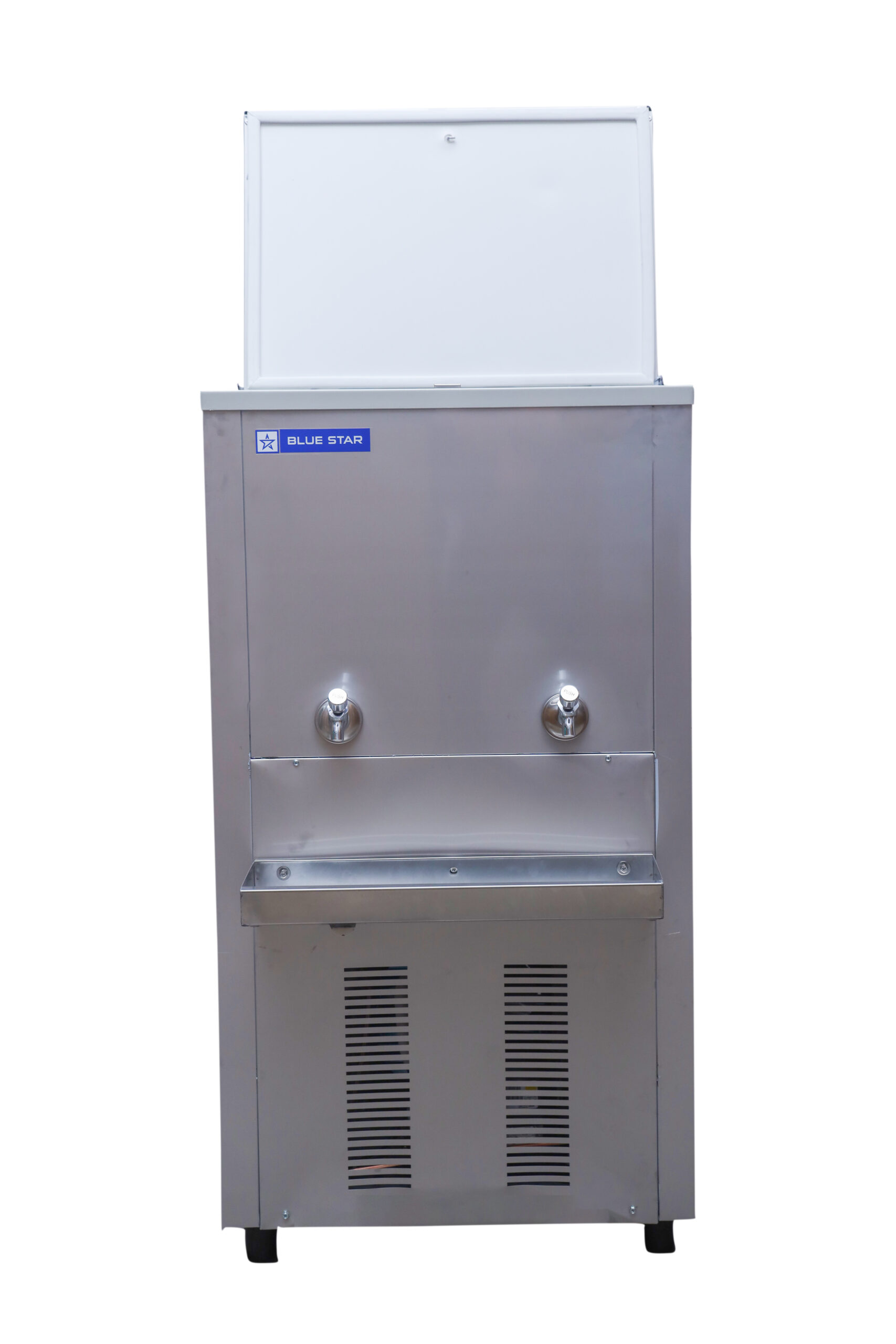 80 Litres Blue Star Water Cooler SWC4080SS Double Tap Stainless-Steel ...